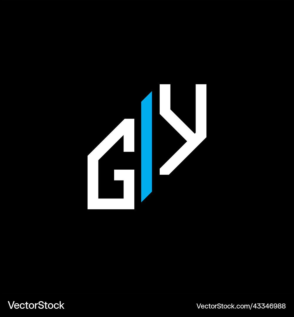 Gy letter logo creative design with graphic Vector Image