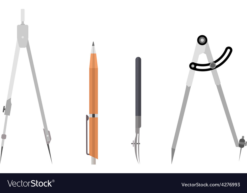 Drawing set Royalty Free Vector Image - VectorStock