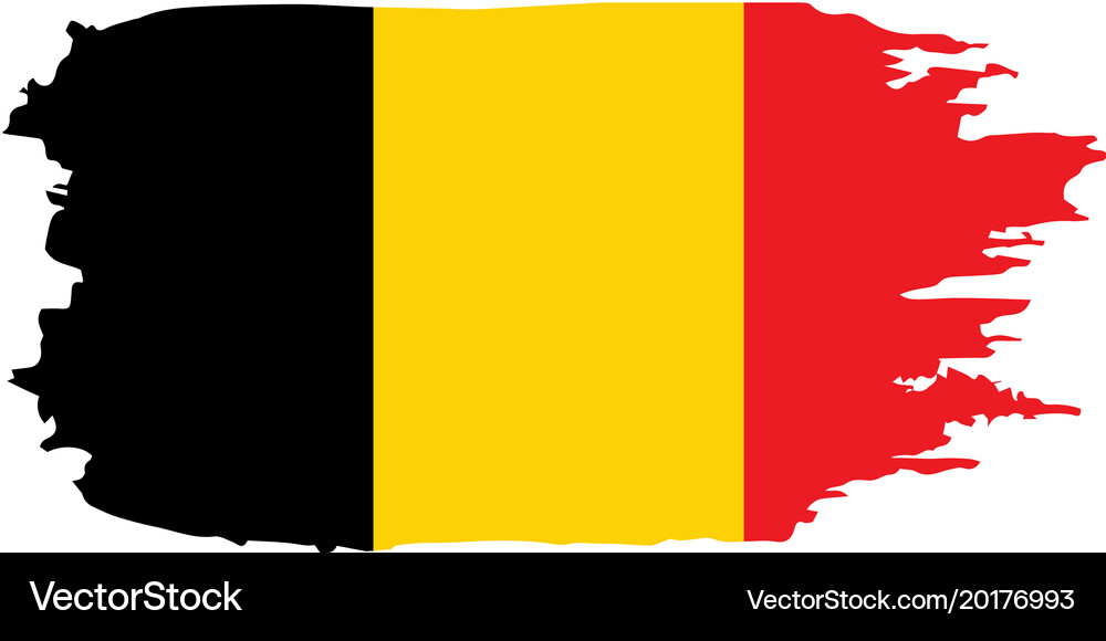 Flag of belgium Royalty Free Vector Image - VectorStock
