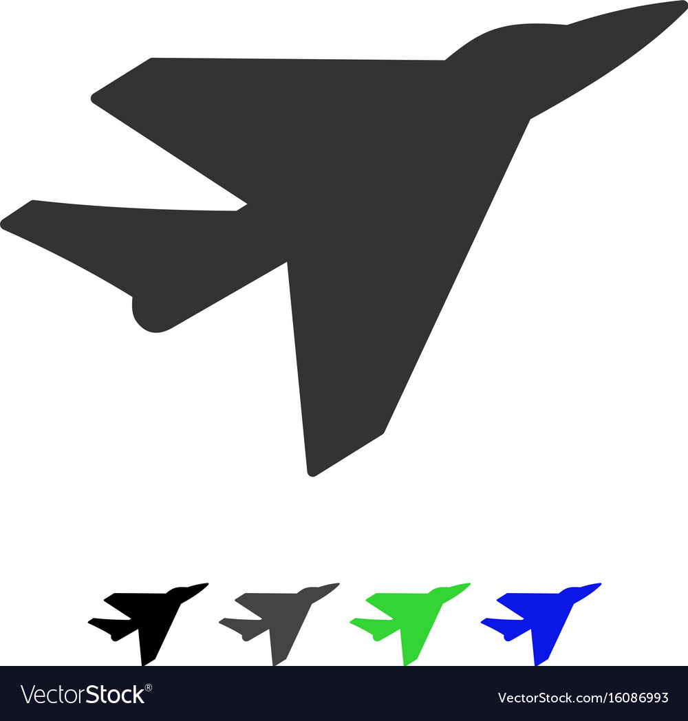 Intercepter flat icon Royalty Free Vector Image