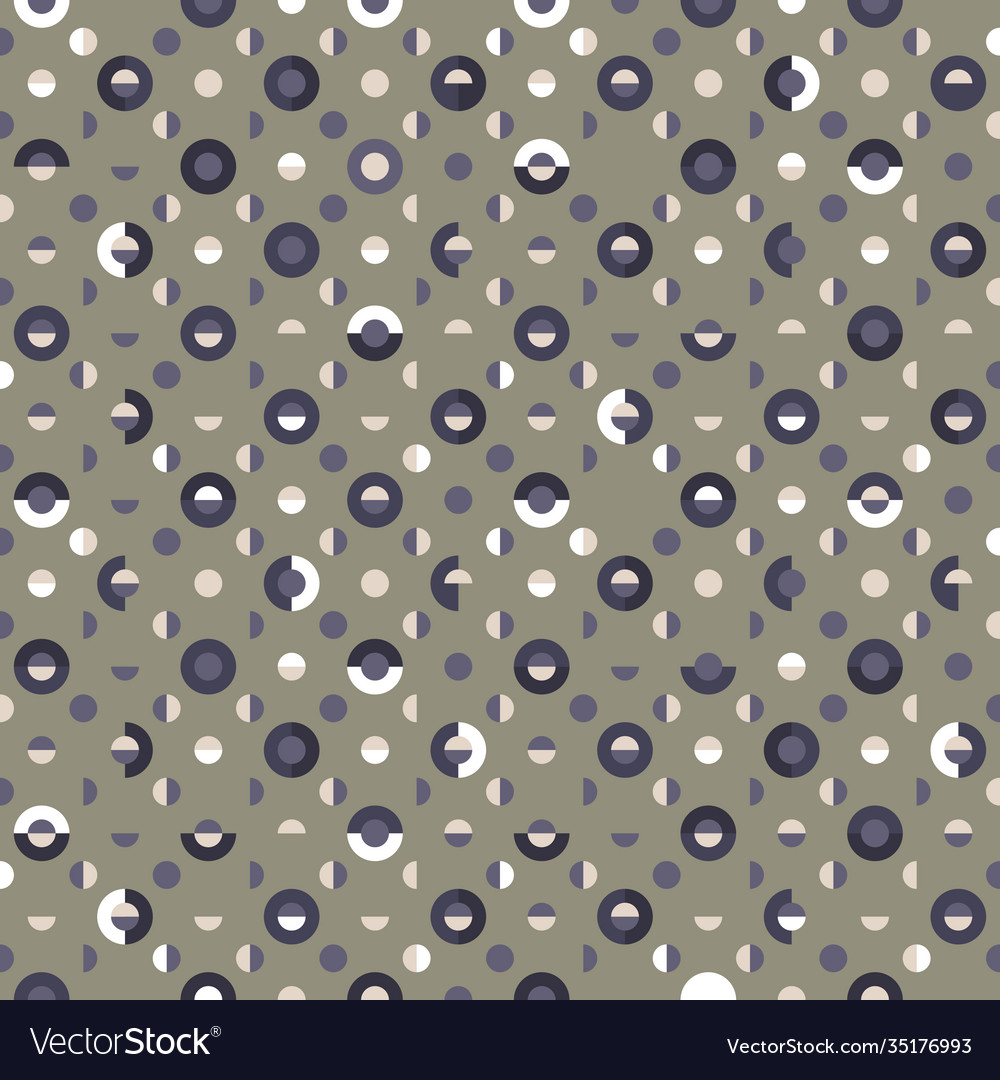 Polka-dot seamless pattern Royalty Free Vector Image