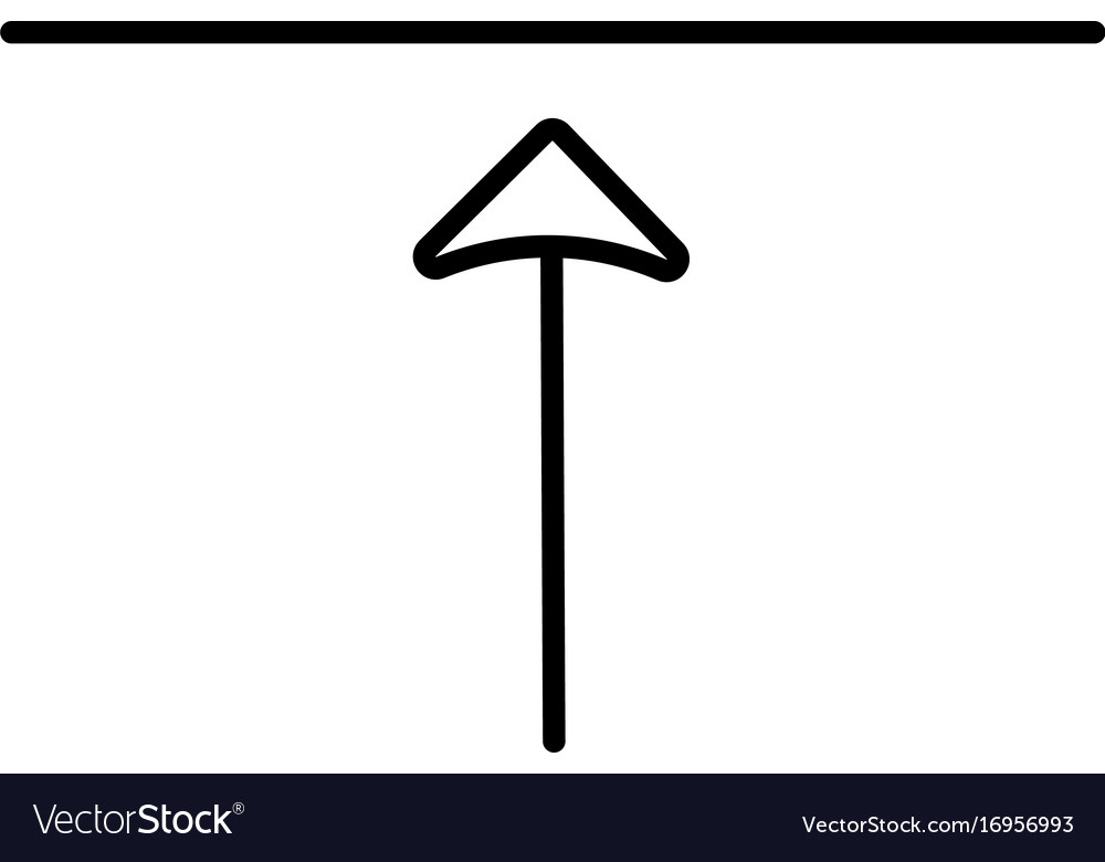 Top alignment icon Royalty Free Vector Image - VectorStock