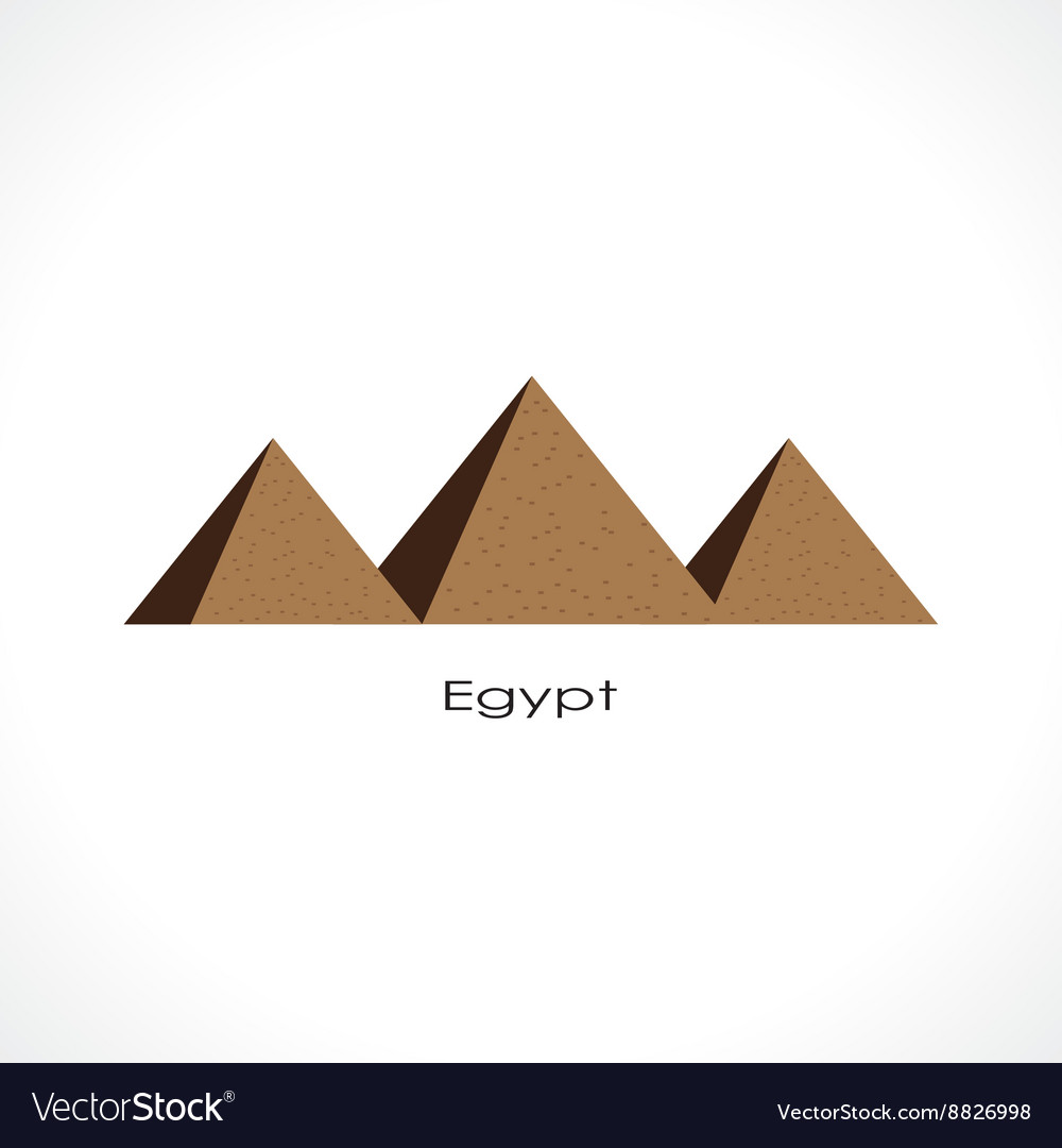 Pyramids Royalty Free Vector Image - VectorStock
