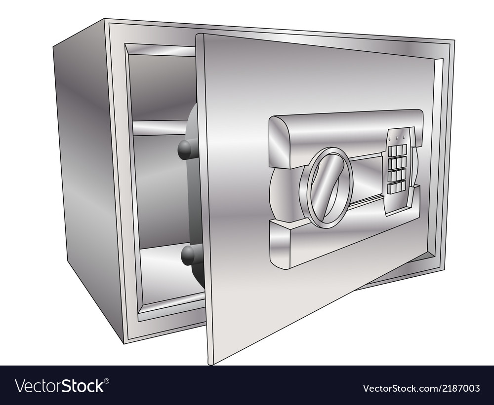 Safe open Royalty Free Vector Image - VectorStock