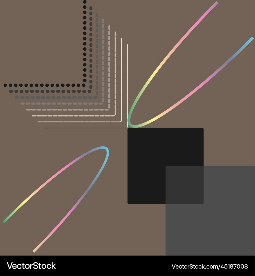 A background created from abstract shapes Vector Image