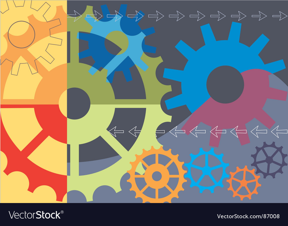 Gear Engineering Technology Background Royalty Free Vector