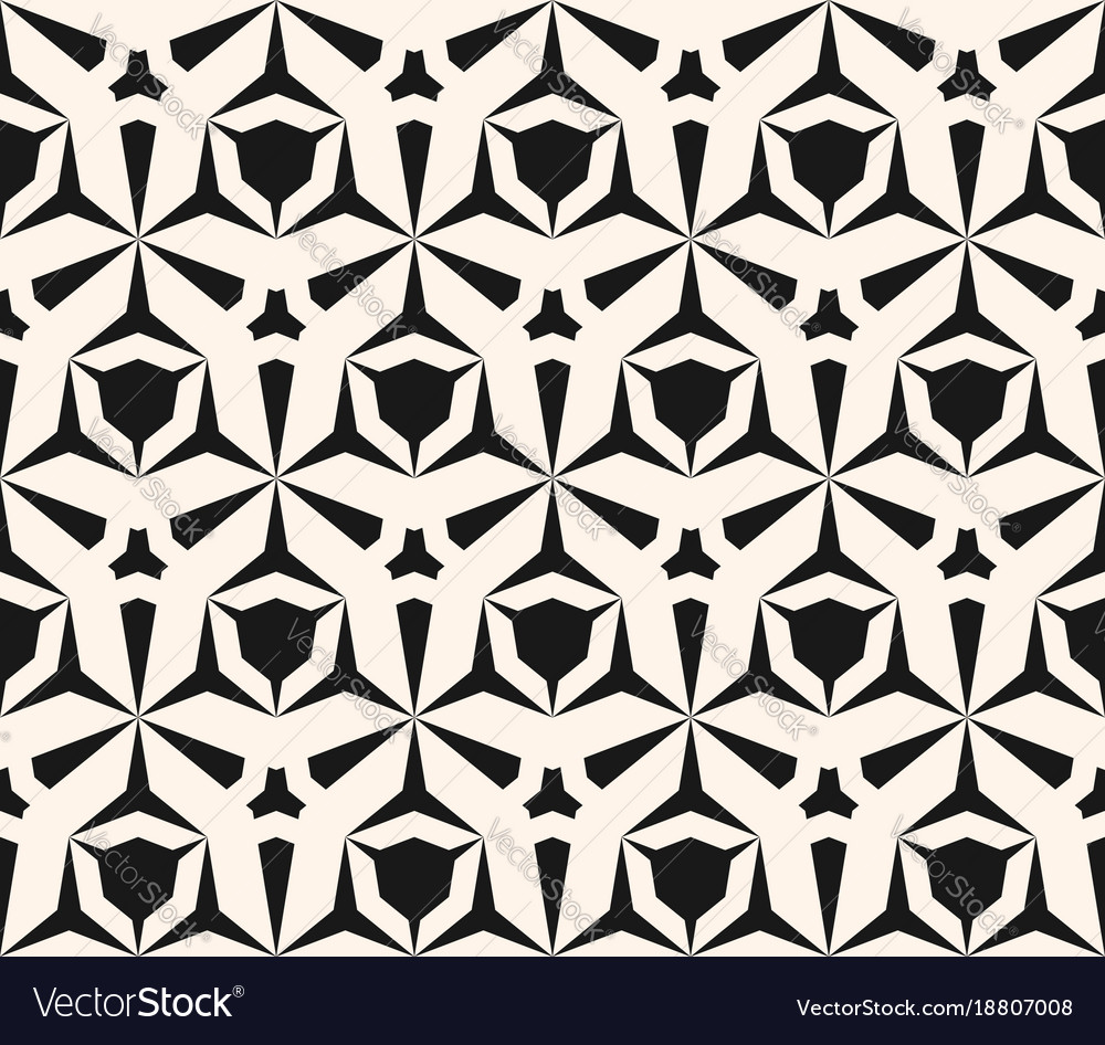 Geometric seamless pattern edgy triangular grid Vector Image