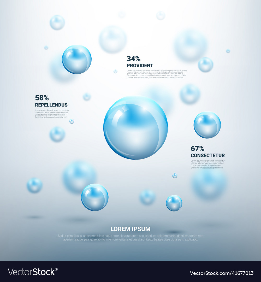 Abstract molecules background Royalty Free Vector Image