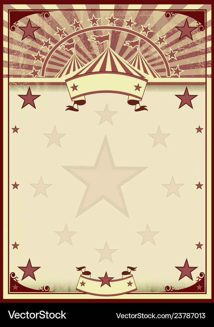 Circus Border Vintage