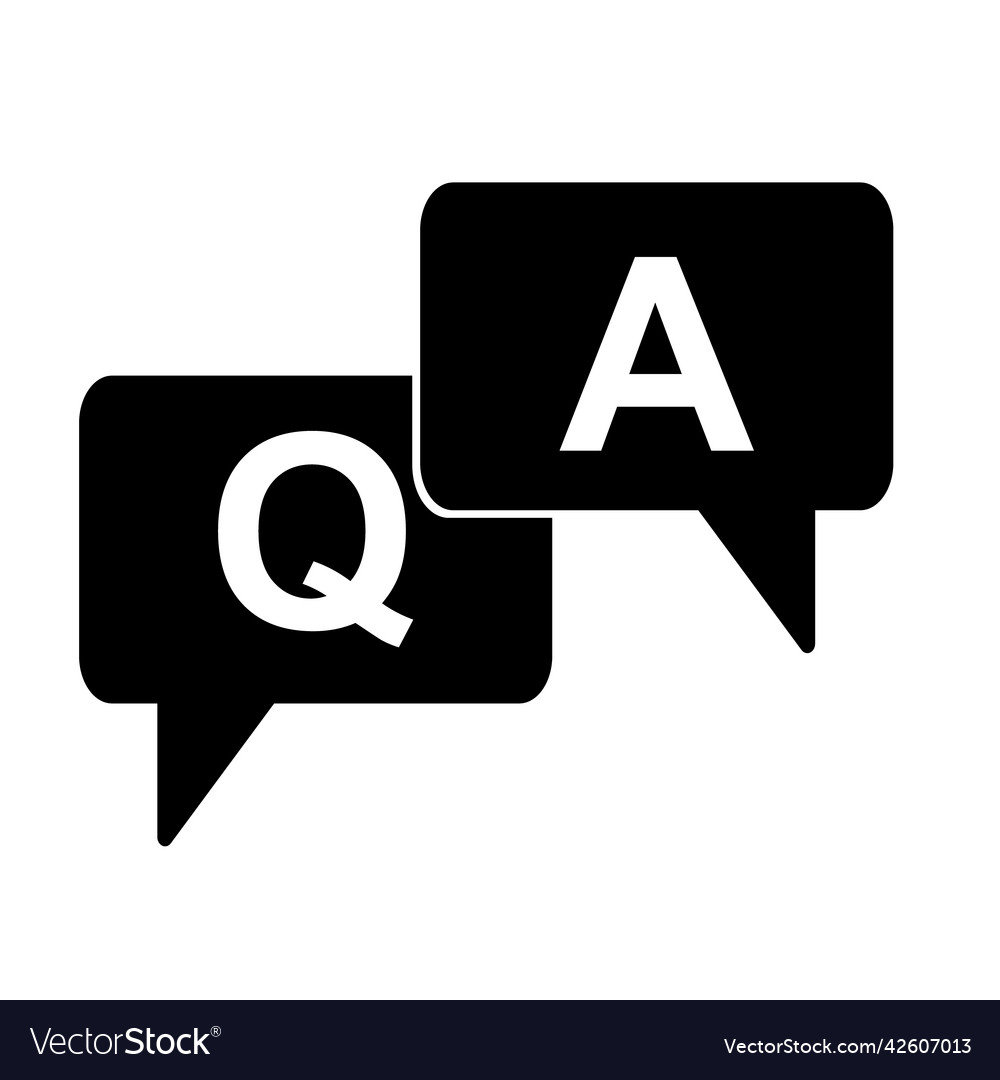 Faq frequently asked questions icon information Vector Image Faq frequently asked questions icon information Vector Image