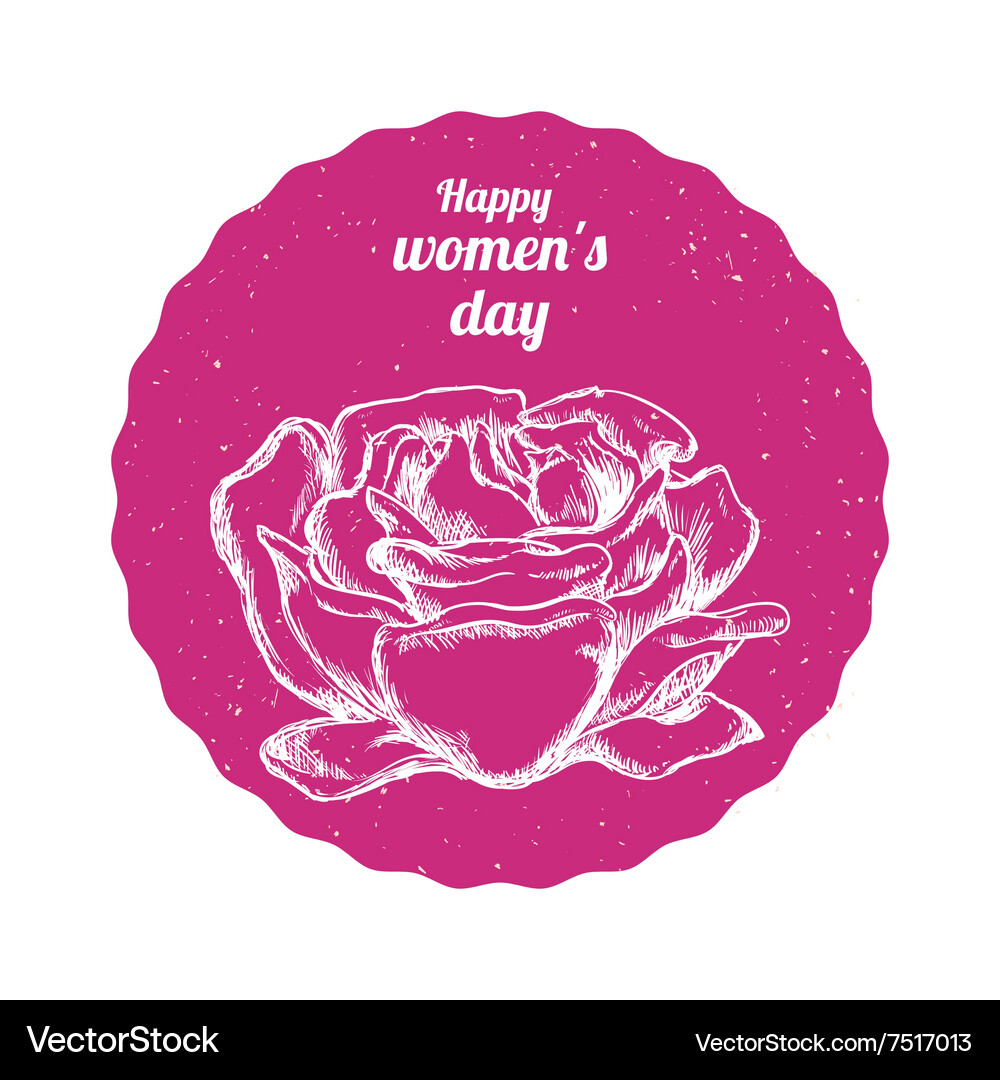 Happy Womens Day Design Royalty Free Vector Image