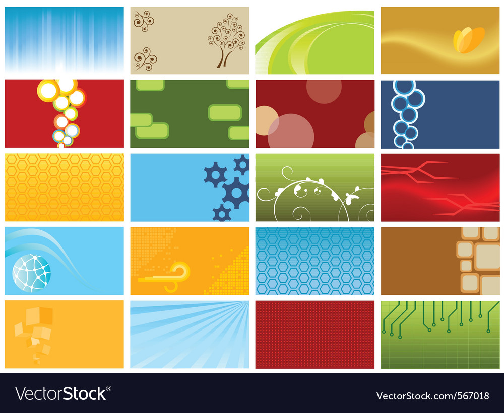 Background collection Royalty Free Vector Image