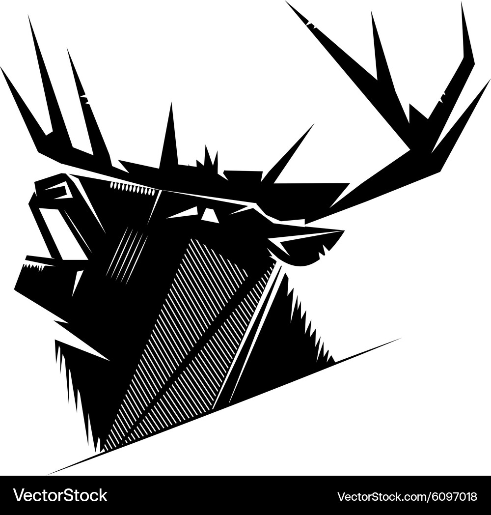 Black and white monochrome emblem symbol Vector Image