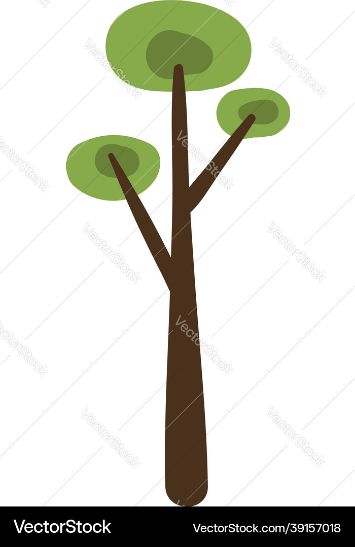 Clove tree icon on white background Royalty Free Vector