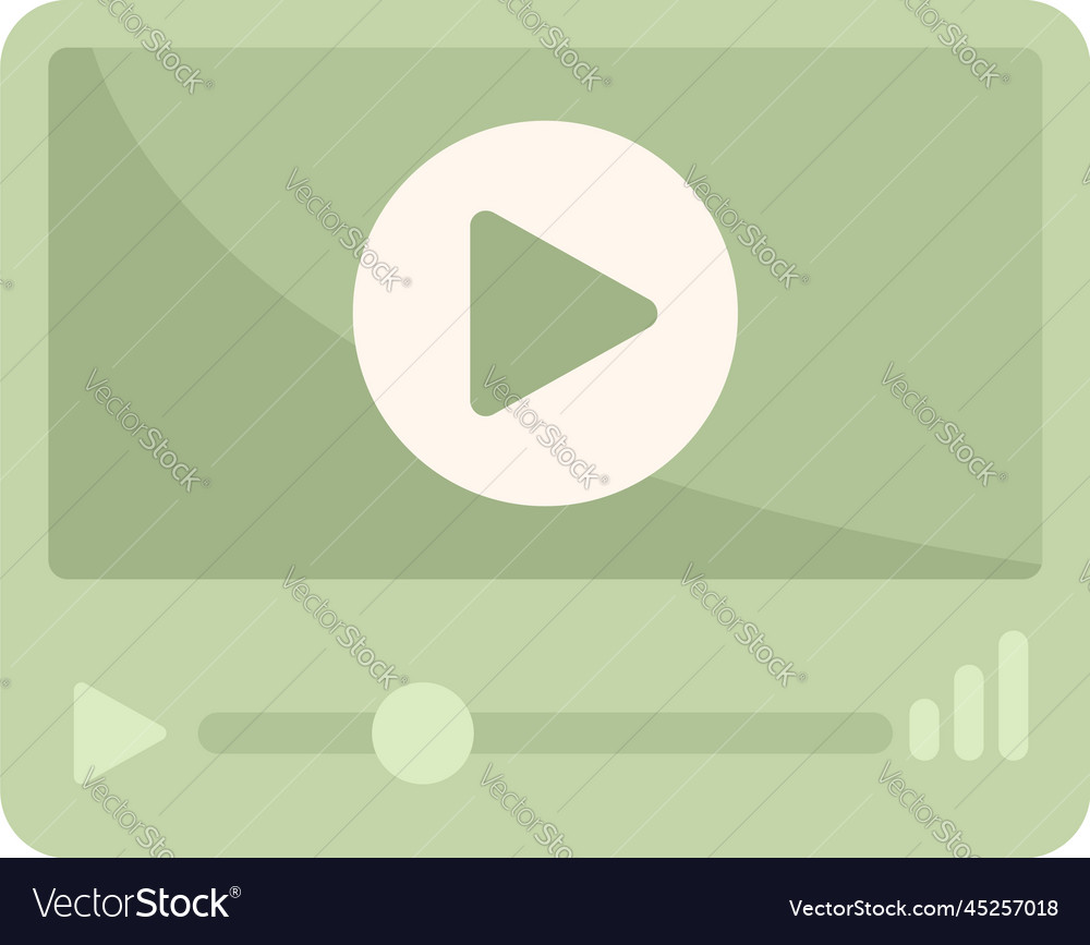 Modern playlist icon flat radio play Royalty Free Vector Modern playlist icon flat radio play Royalty Free Vector