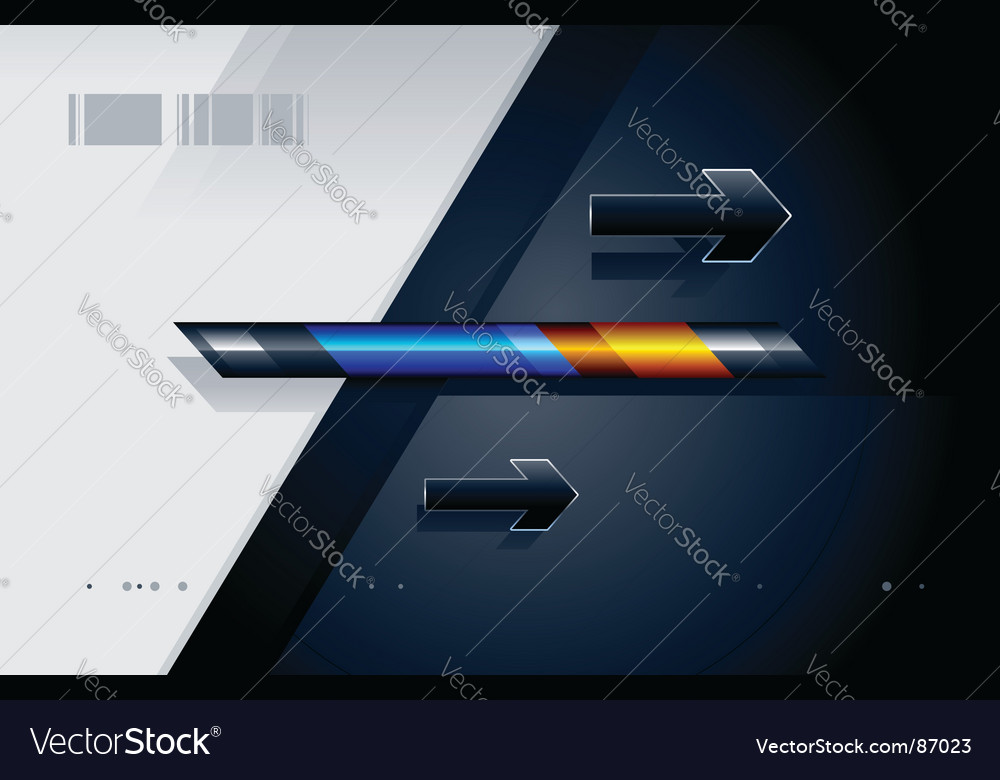 High tech arrow Royalty Free Vector Image - VectorStock