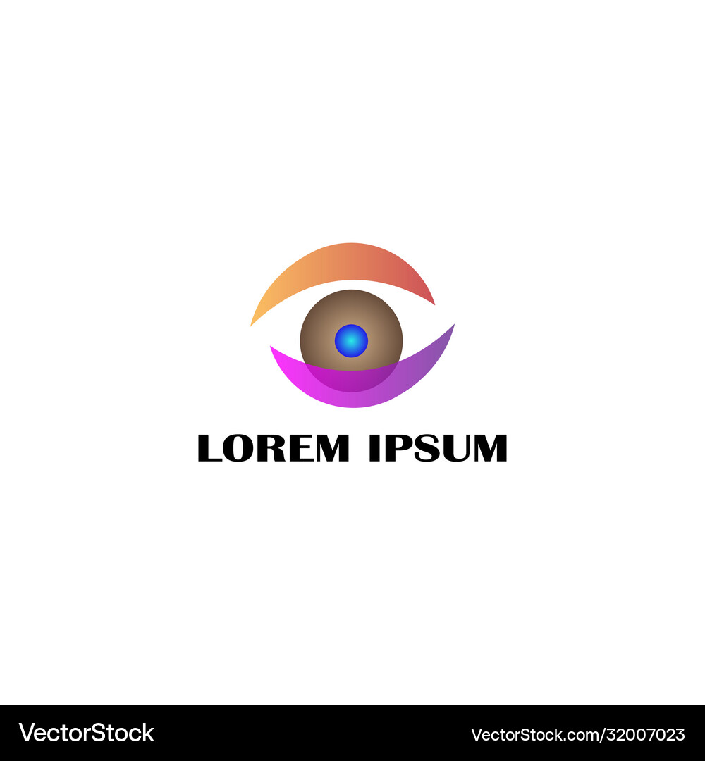 Modern business logo design company Royalty Free Vector