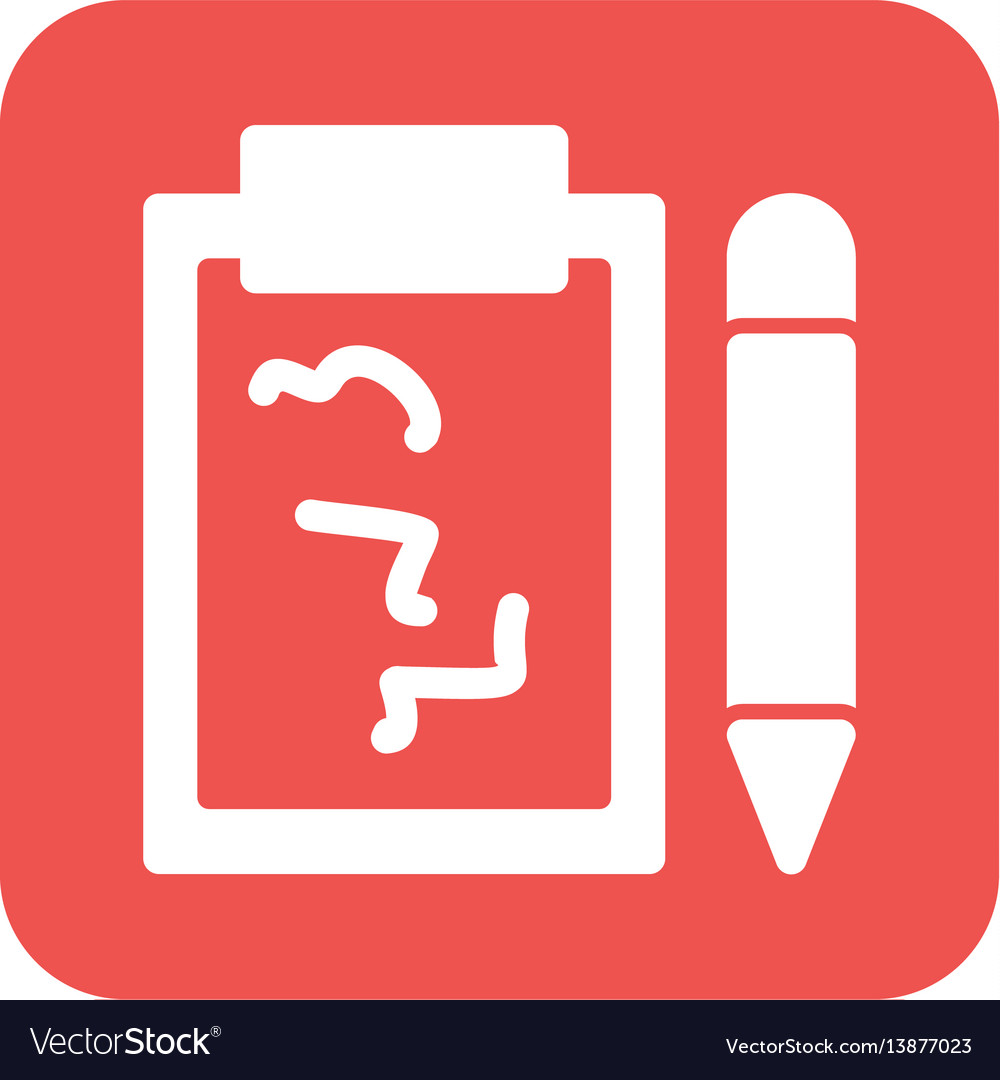 Notepad Royalty Free Vector Image - VectorStock