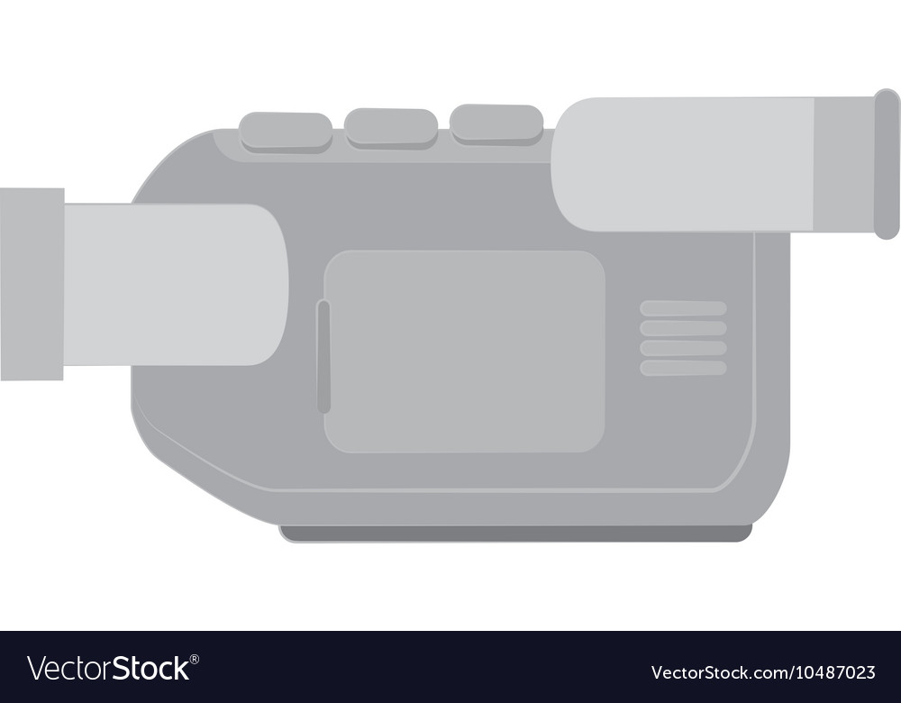 Video camera recording technology device Vector Image
