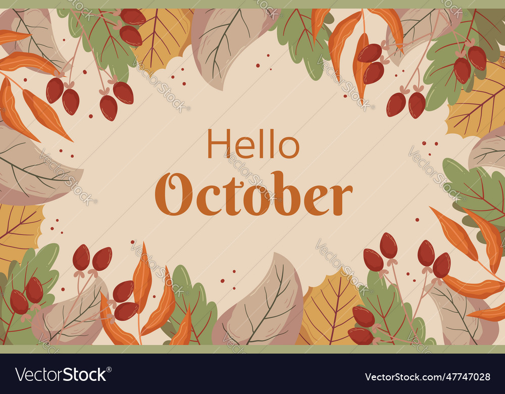 Hello October Wallpaper