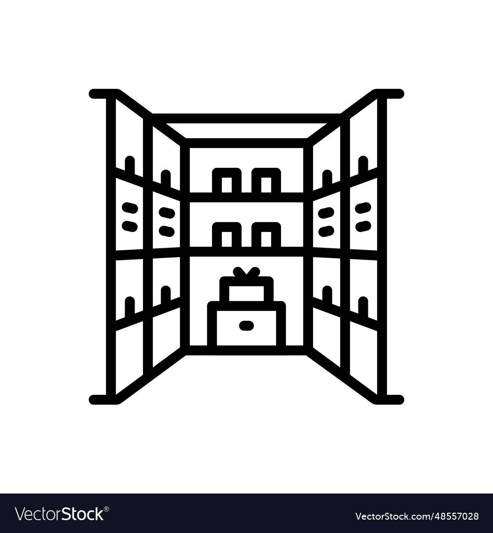 Storage room Royalty Free Vector Image - VectorStock