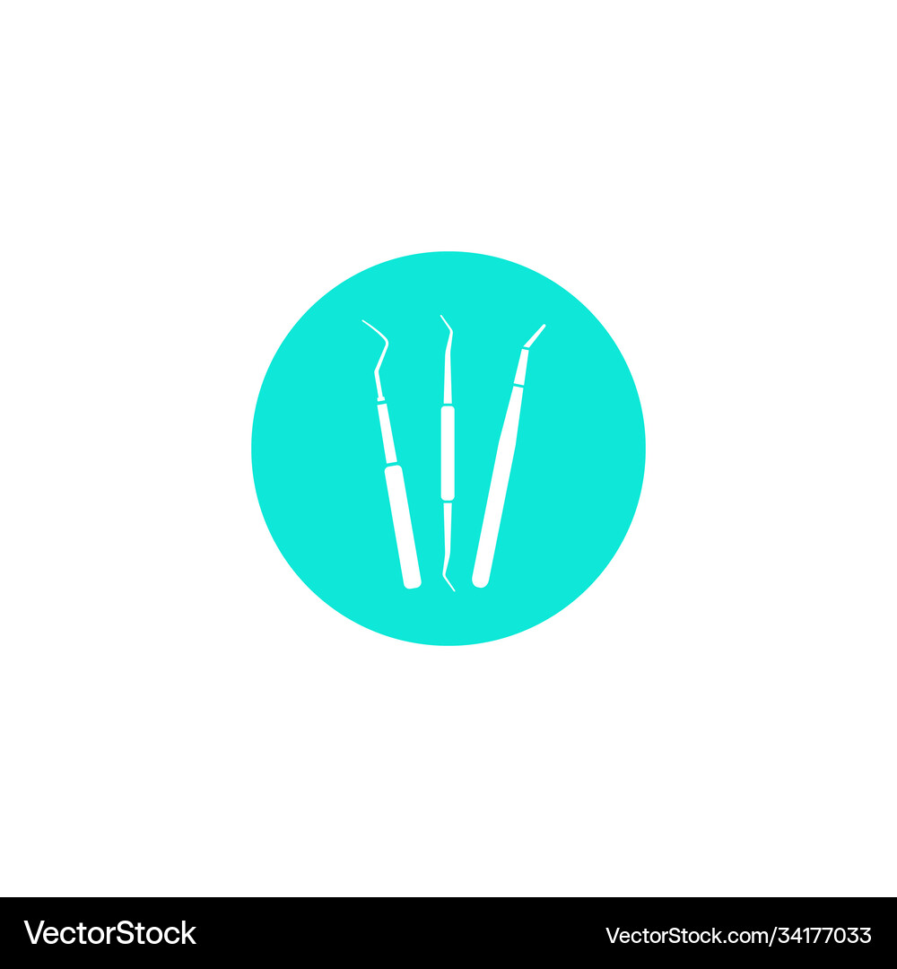 Dental instrument icon dentistry Royalty Free Vector Image