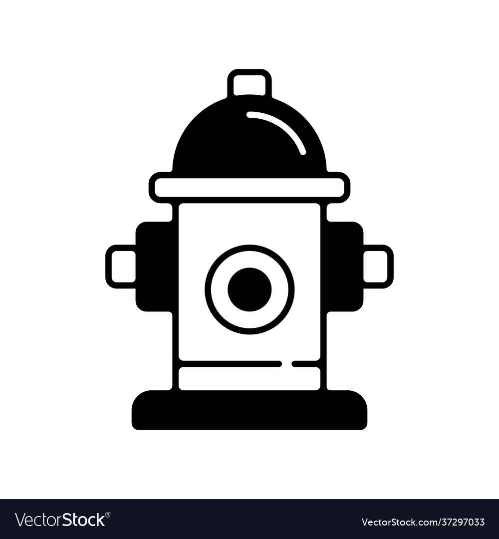 Fire hydrant linear icon Royalty Free Vector Image