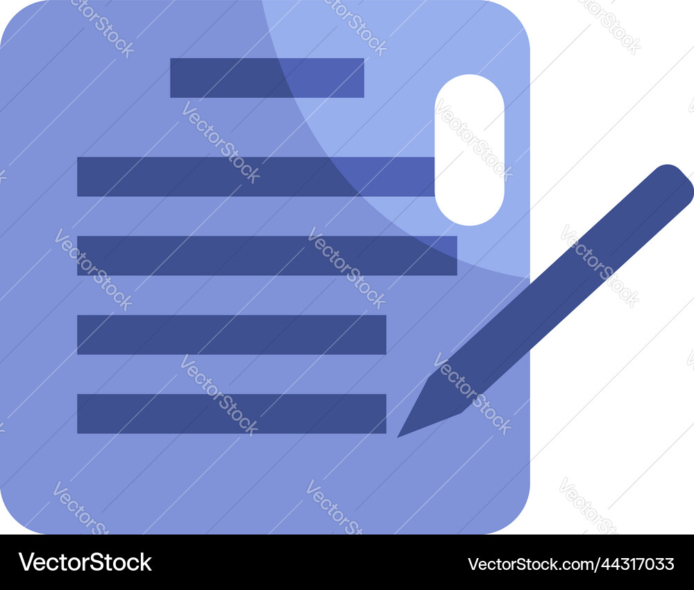 Literature text essay on a white background Vector Image