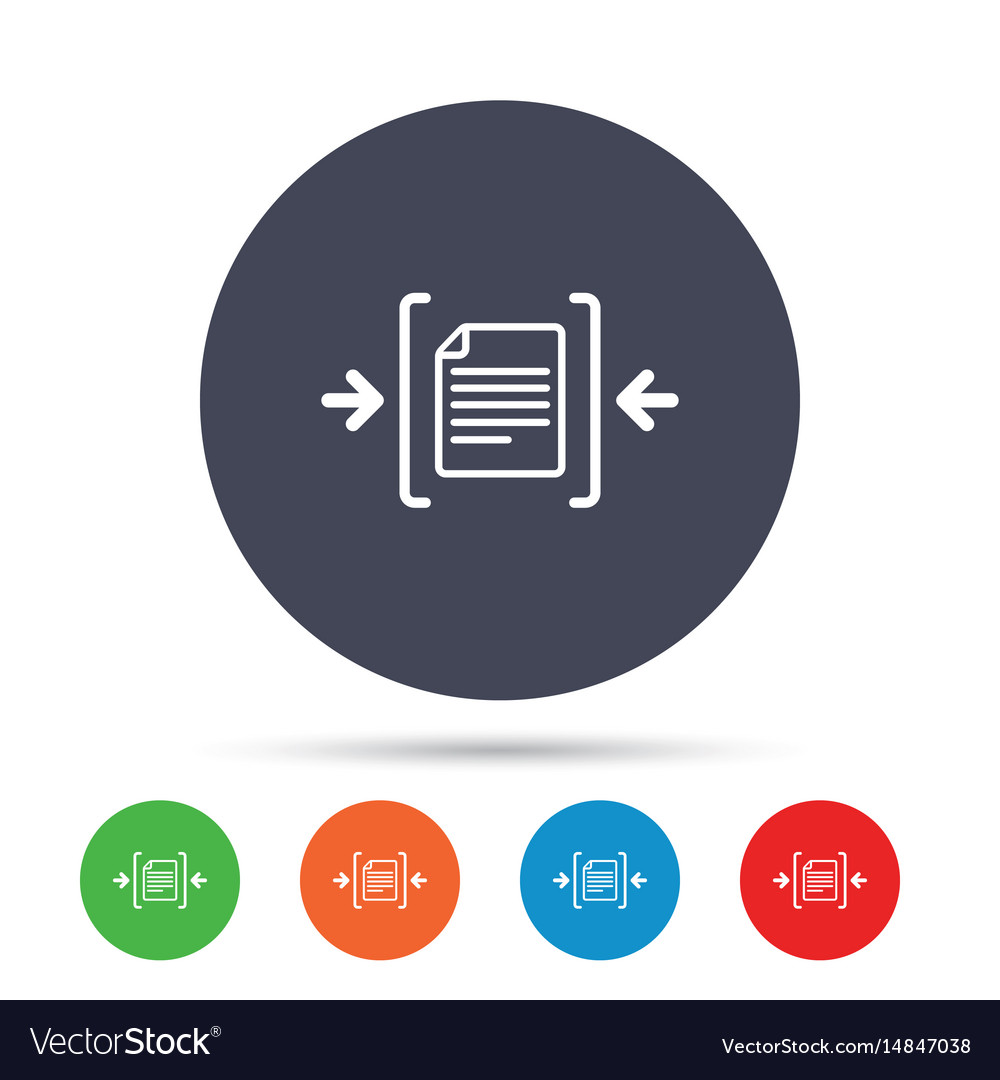 Archive file icon compressed zipped file Vector Image