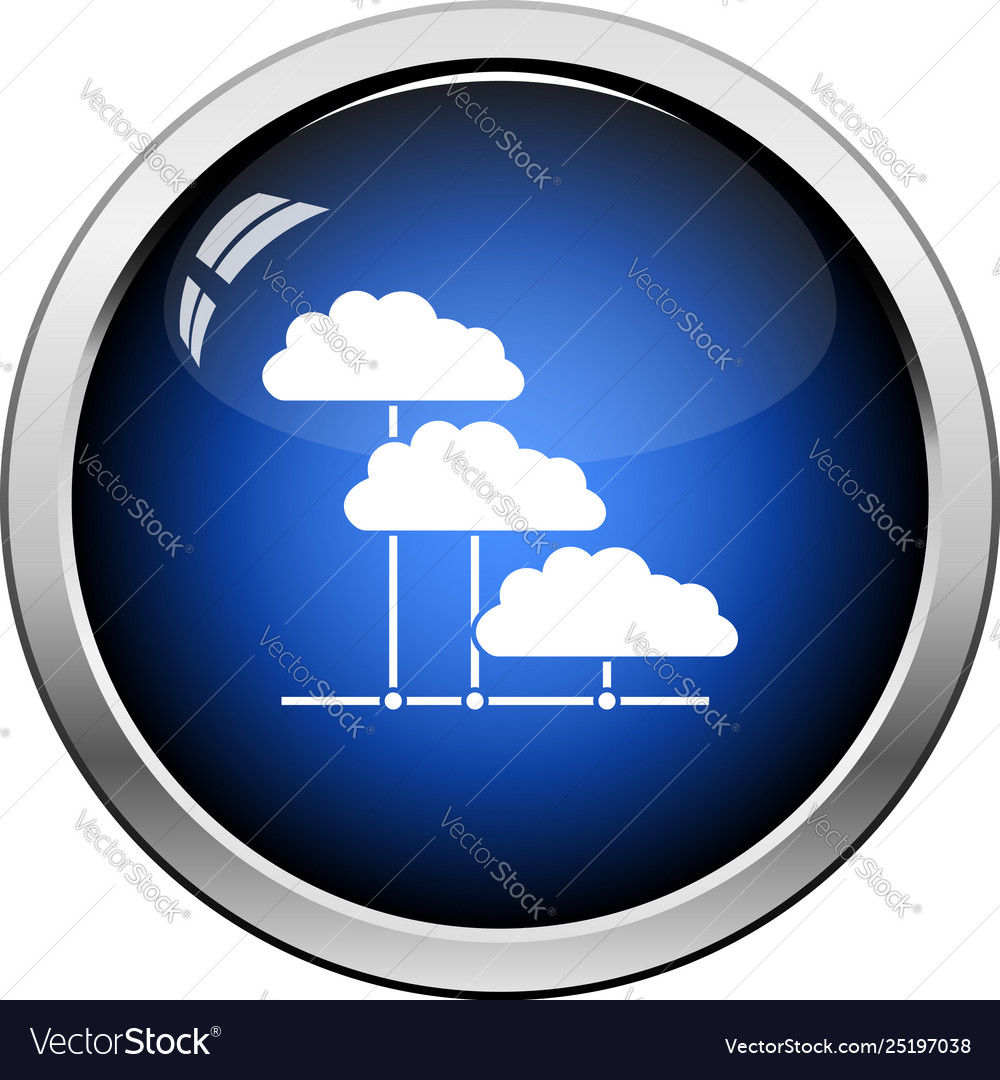 Cloud network icon Royalty Free Vector Image - VectorStock