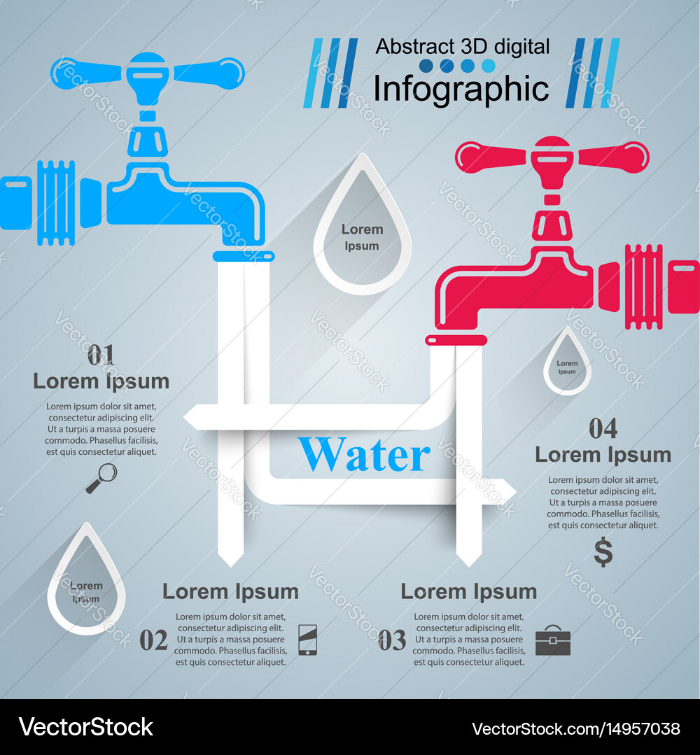 Tap icon business infographics Royalty Free Vector Image