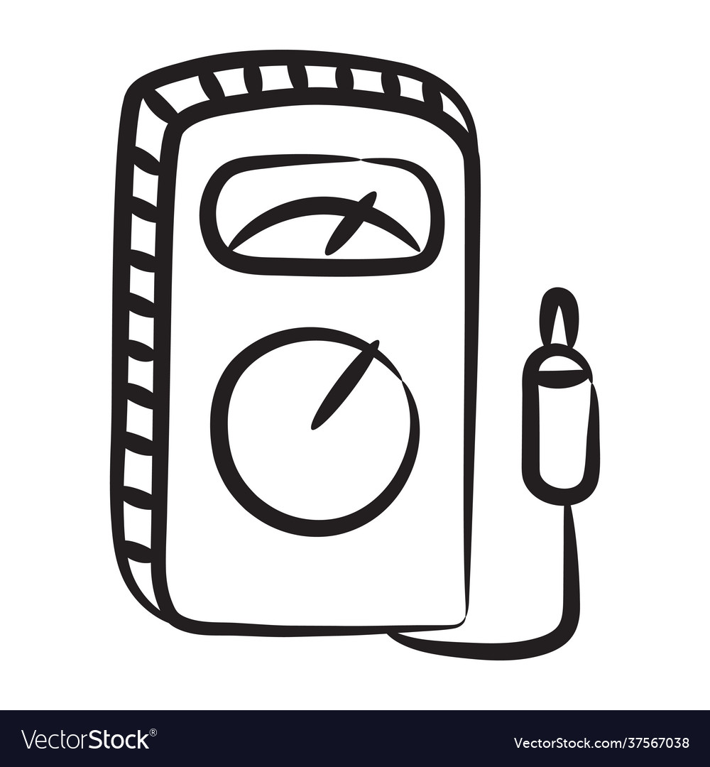Voltmeter Royalty Free Vector Image - VectorStock