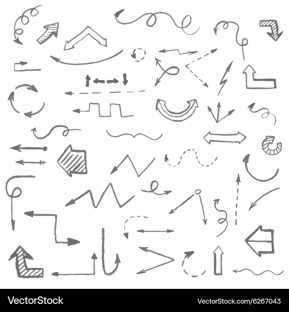 Arrows and infographics elements Royalty Free Vector Image
