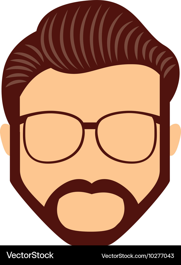 Head person avatar isolated icon Royalty Free Vector Image