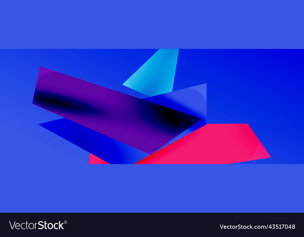 Background abstract overlapping shapes minimal Vector Image