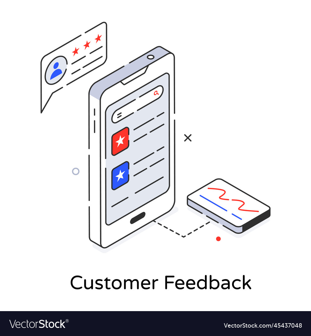 Customer feedback Royalty Free Vector Image - VectorStock