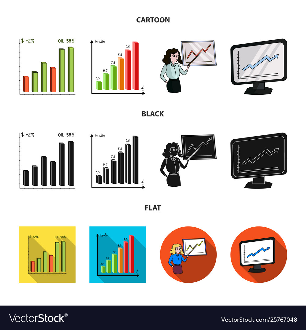Diagram and statistic Royalty Free Vector Image