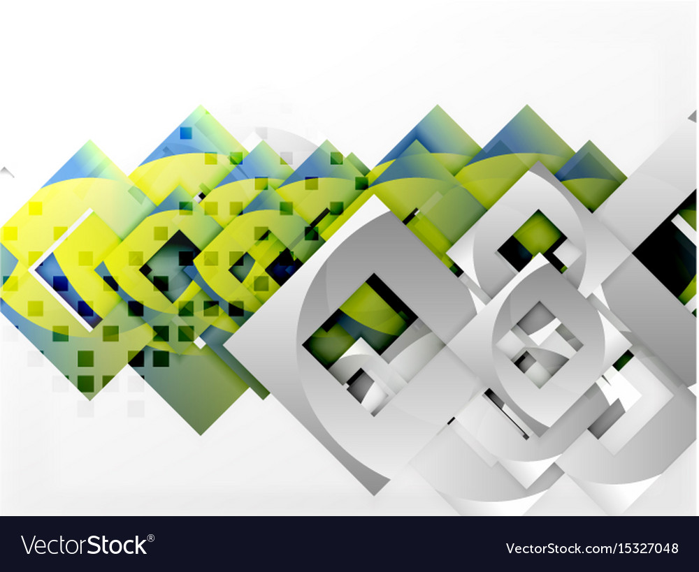 Square template background Royalty Free Vector Image