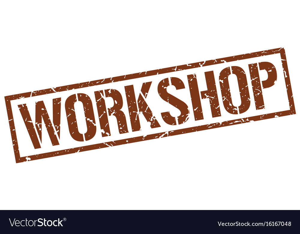 Workshop stamp Royalty Free Vector Image - VectorStock