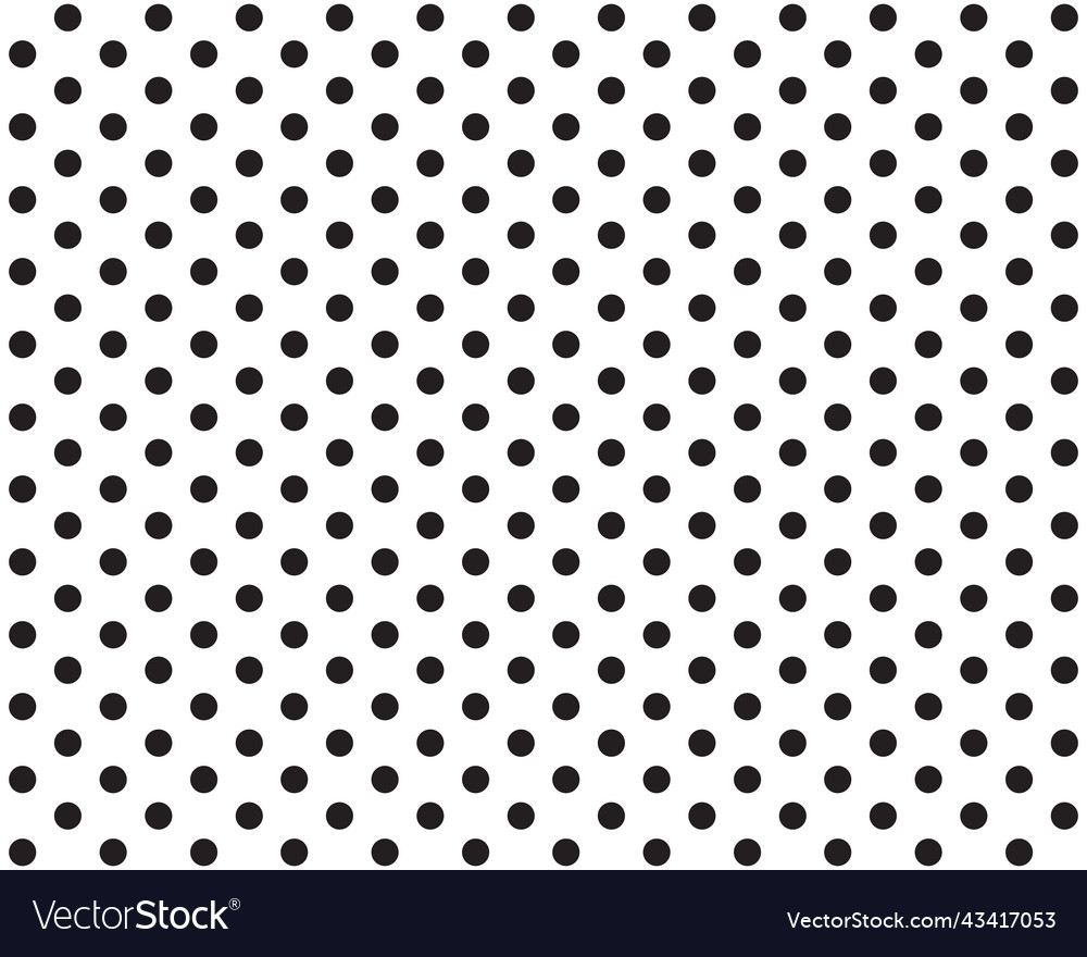 Black circles seamless pattern Royalty Free Vector Image
