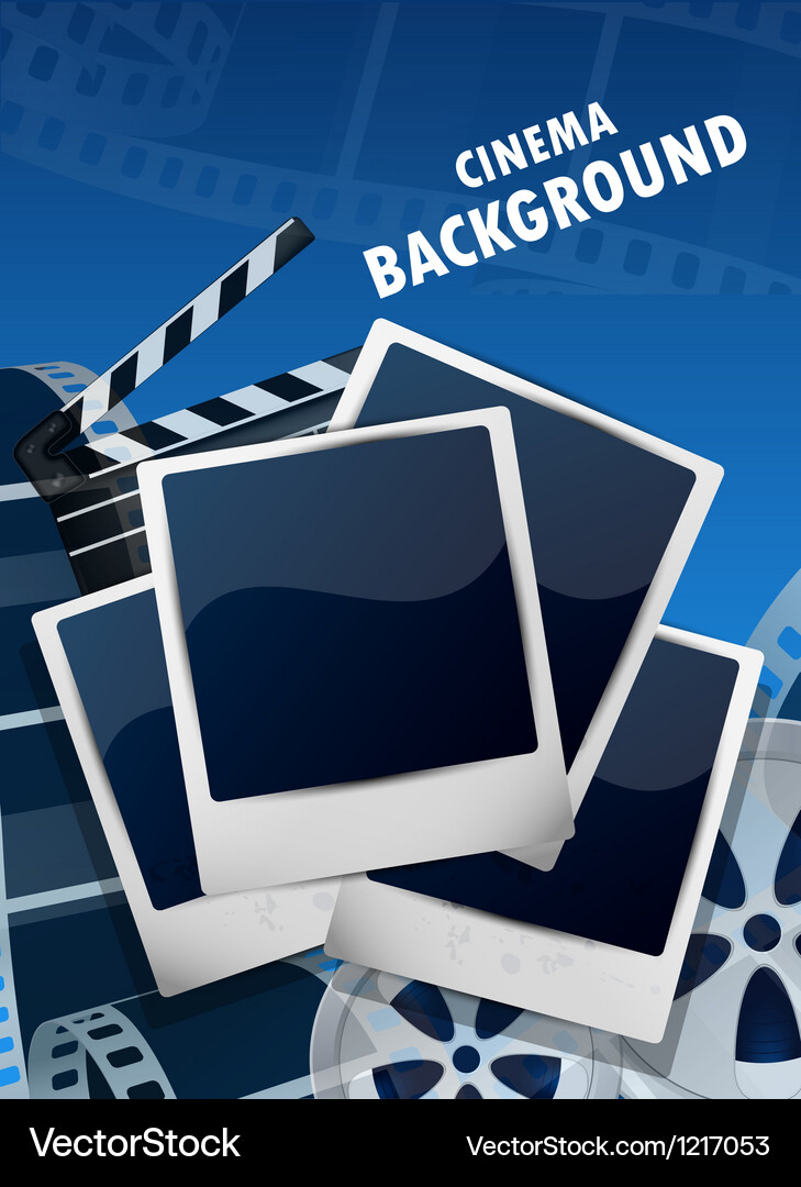 Cinema background Royalty Free Vector Image - VectorStock