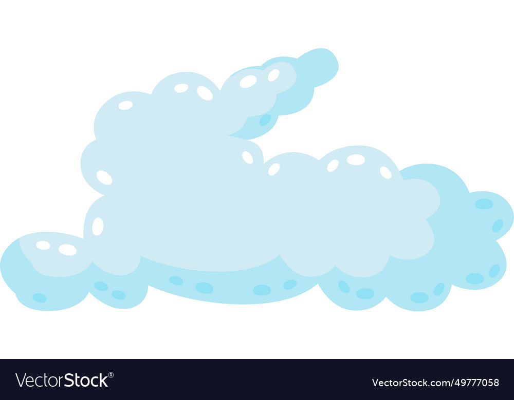 Cloud shape rabbit Royalty Free Vector Image - VectorStock