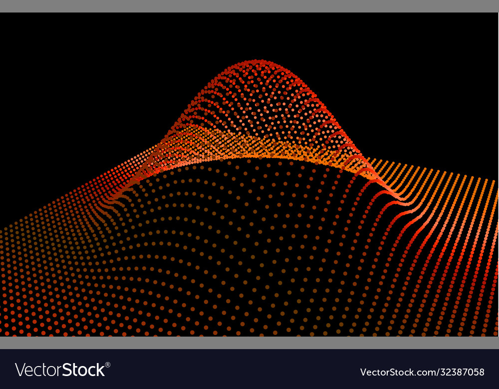 Data slice in volume function point Royalty Free Vector