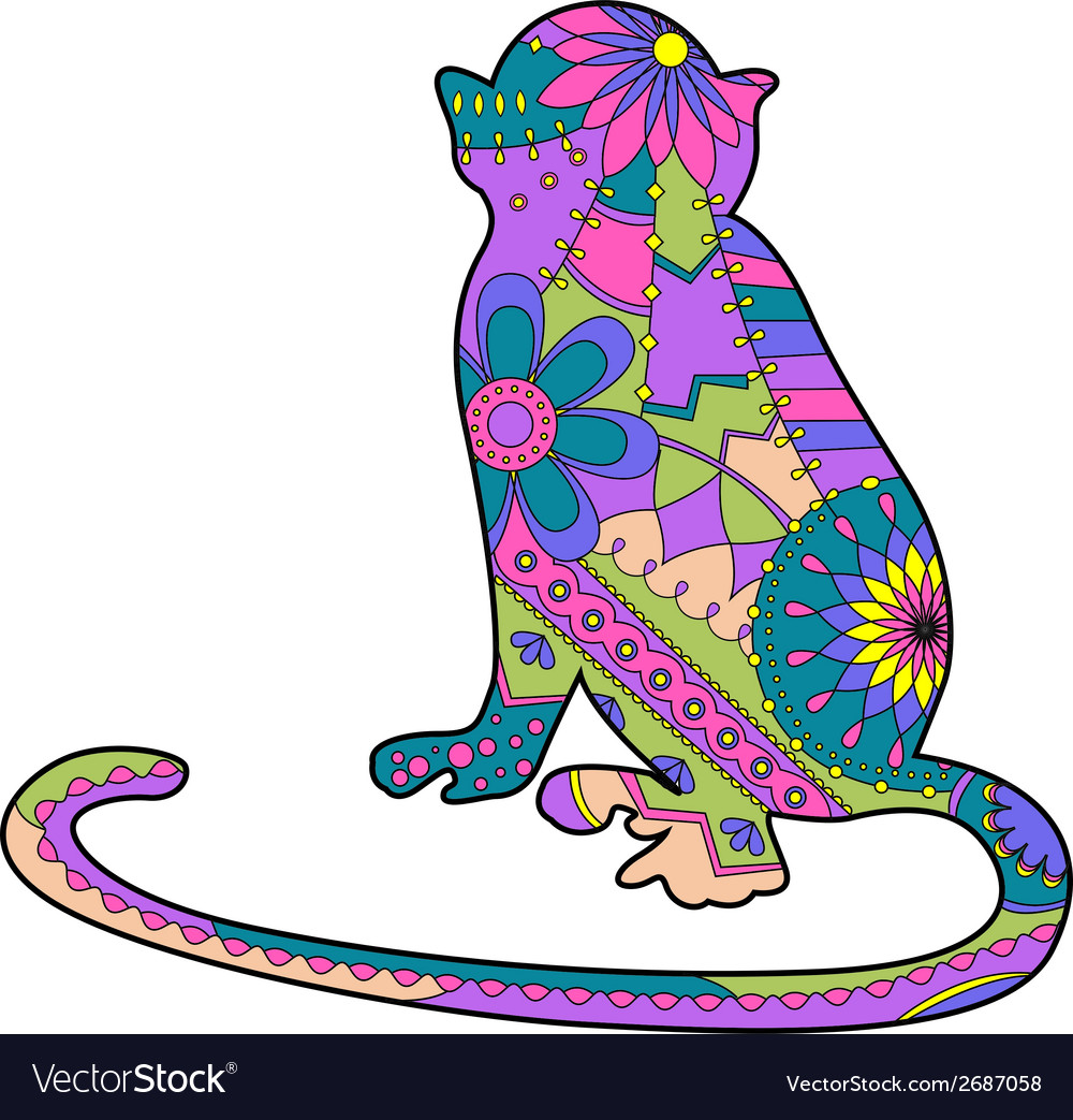 Monkey Royalty Free Vector Image - VectorStock