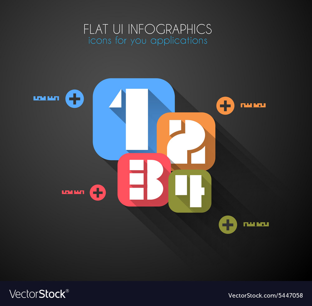 Timeline to display your data with infographic Vector Image