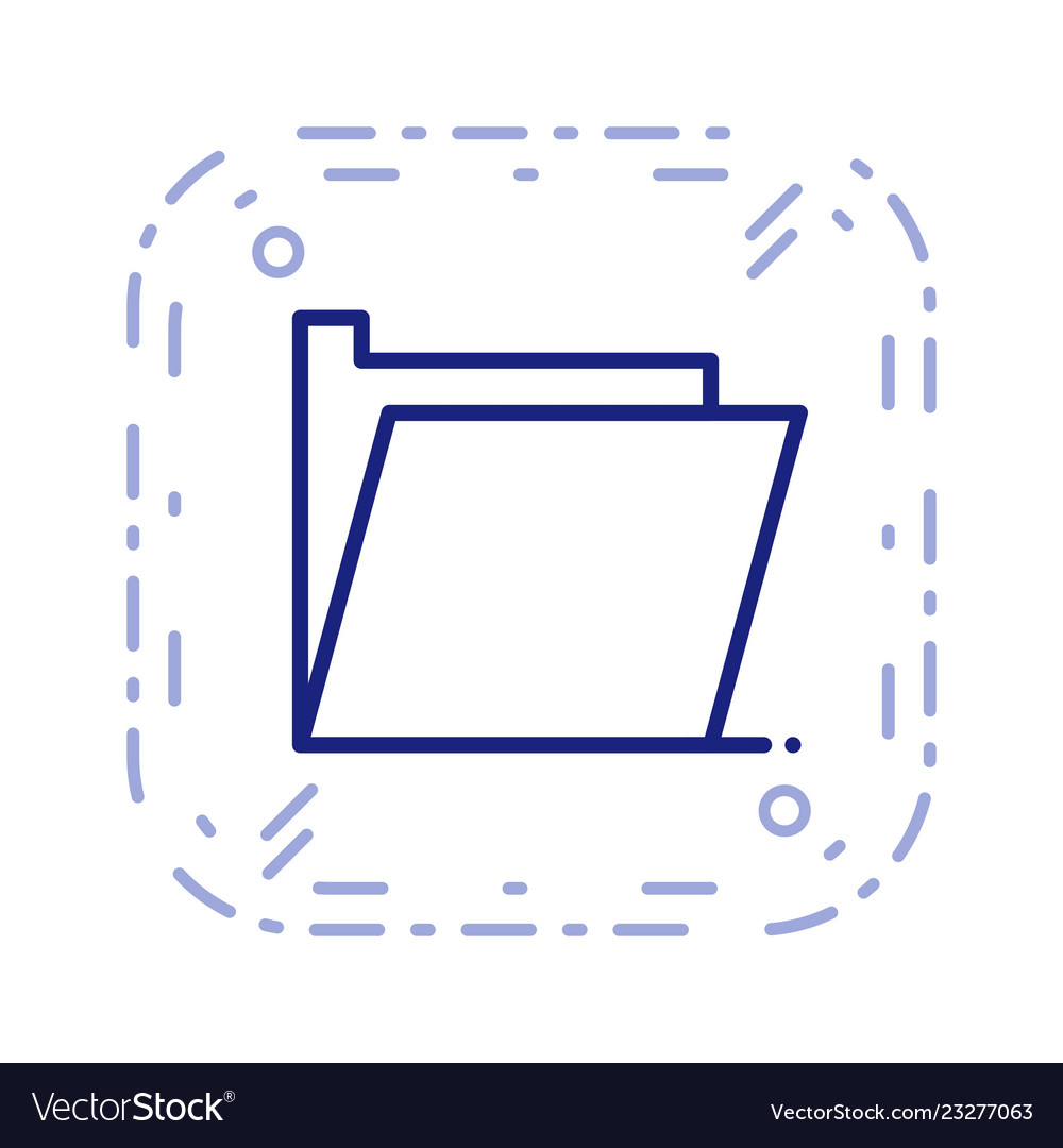 Folder icon Royalty Free Vector Image - VectorStock