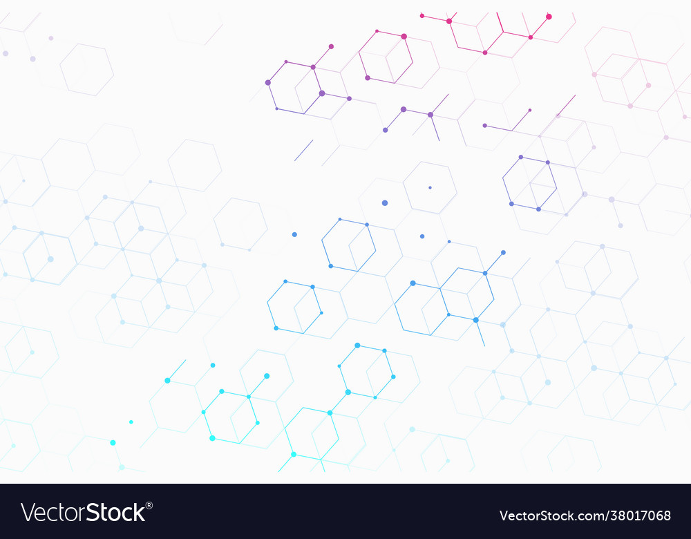 Abstract Molecules Design Royalty Free Vector Image