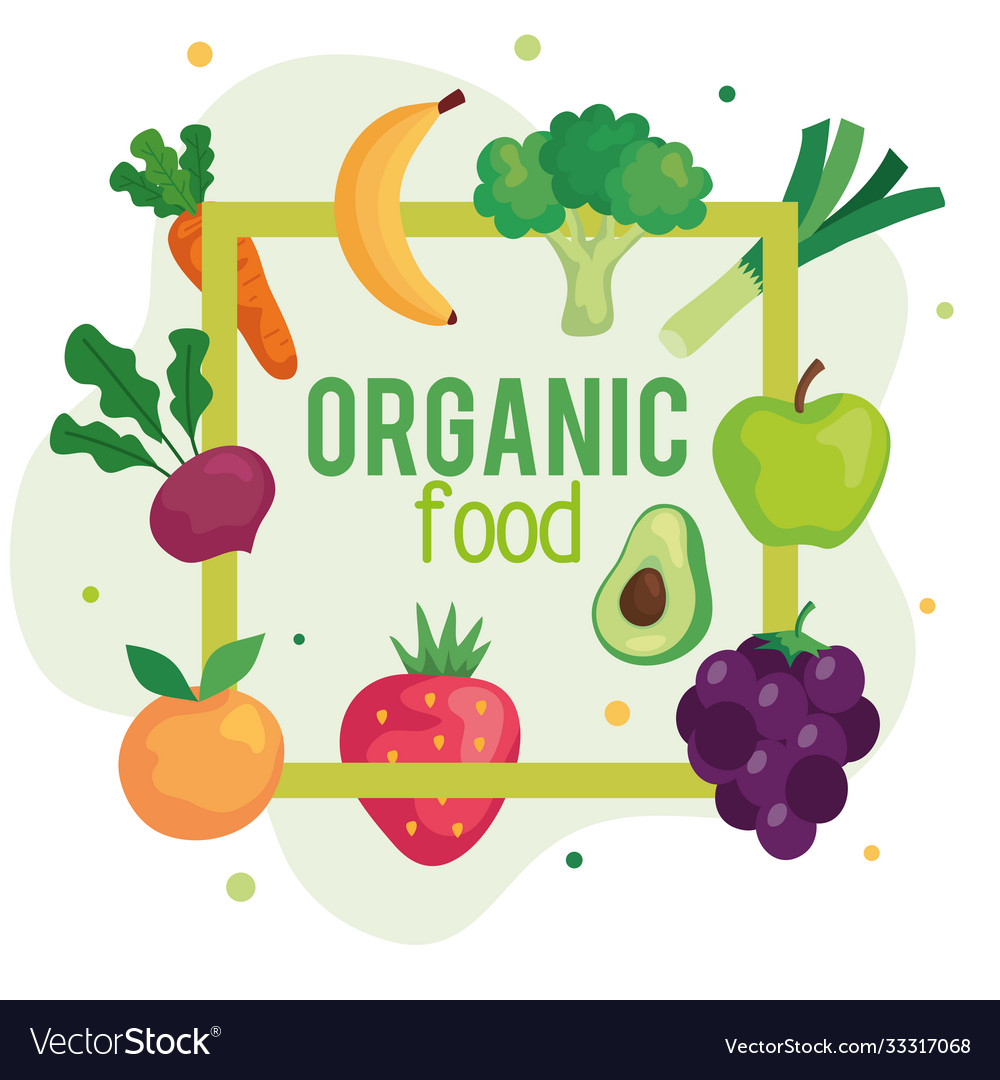 Organic Vegetables Clip Art