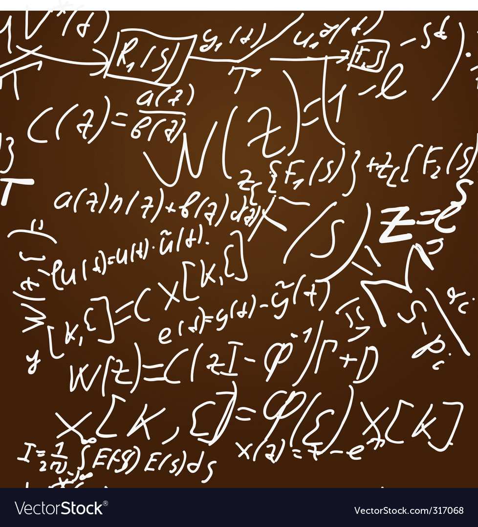 Math background Royalty Free Vector Image - VectorStock