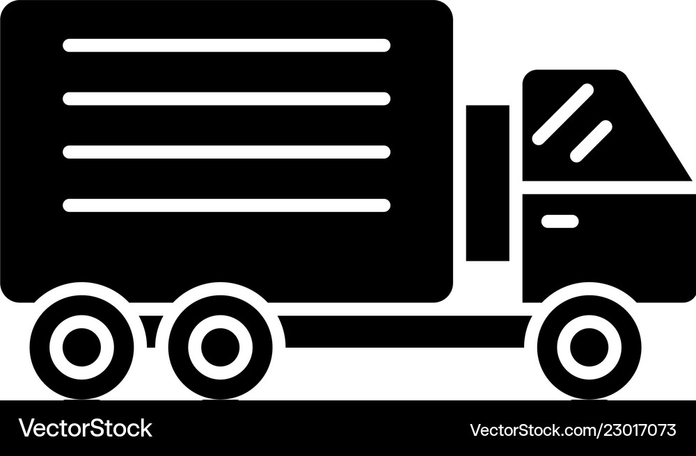 Container Ship Icon - Shipping Logistics Vector Image